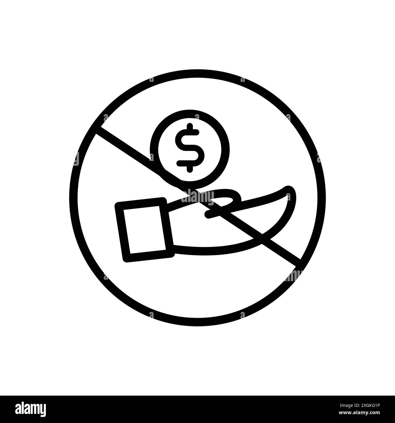 Money Corruption Logo Stop Corruption No Corruption Corruption In