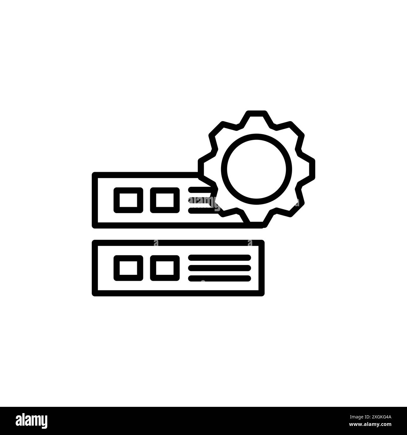 Enterprise information system background Black and White Stock Photos ...