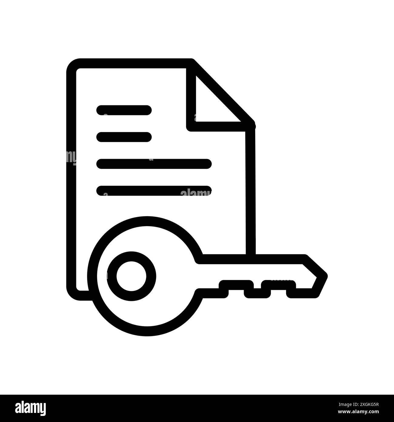 Keyword icon logo sign vector outline in black and white color Stock ...