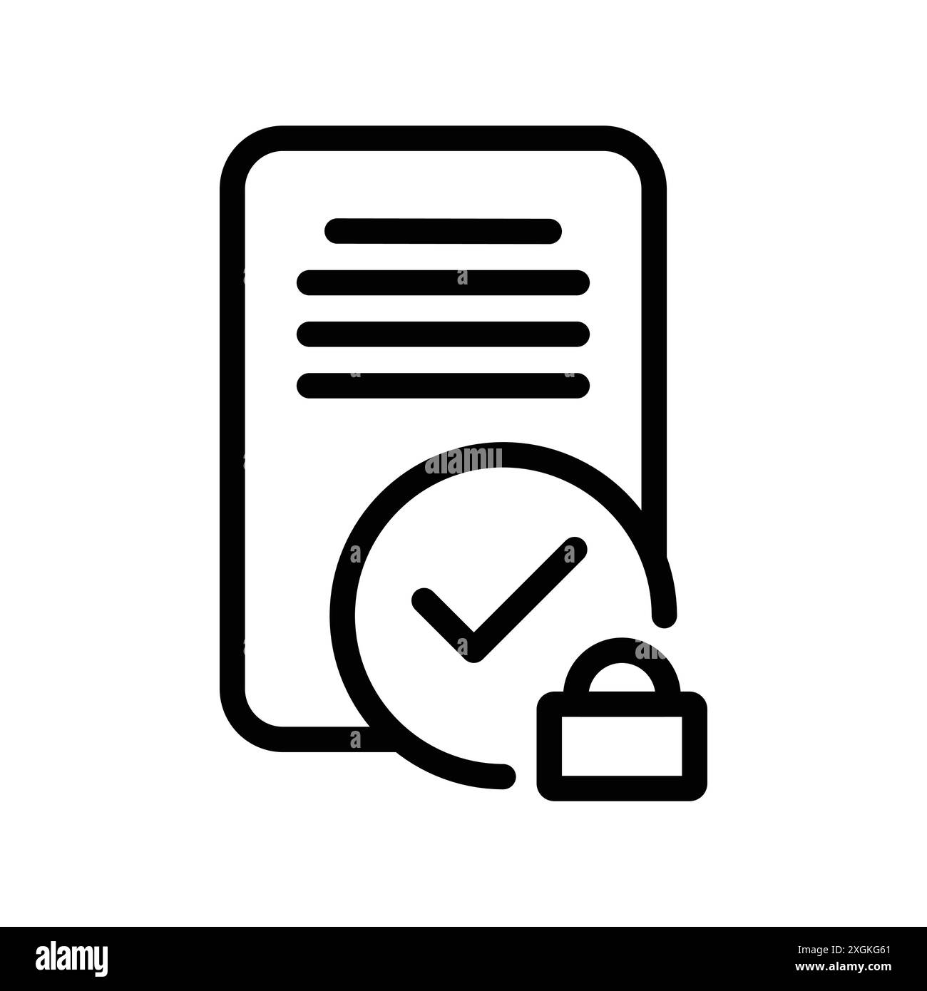 Right To Access Icon Logo Sign Vector Outline In Black And White Color Stock Vector Image And Art