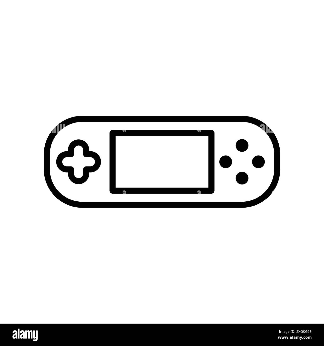 PSP Icon logo sign vector outline in black and white color Stock Vector ...