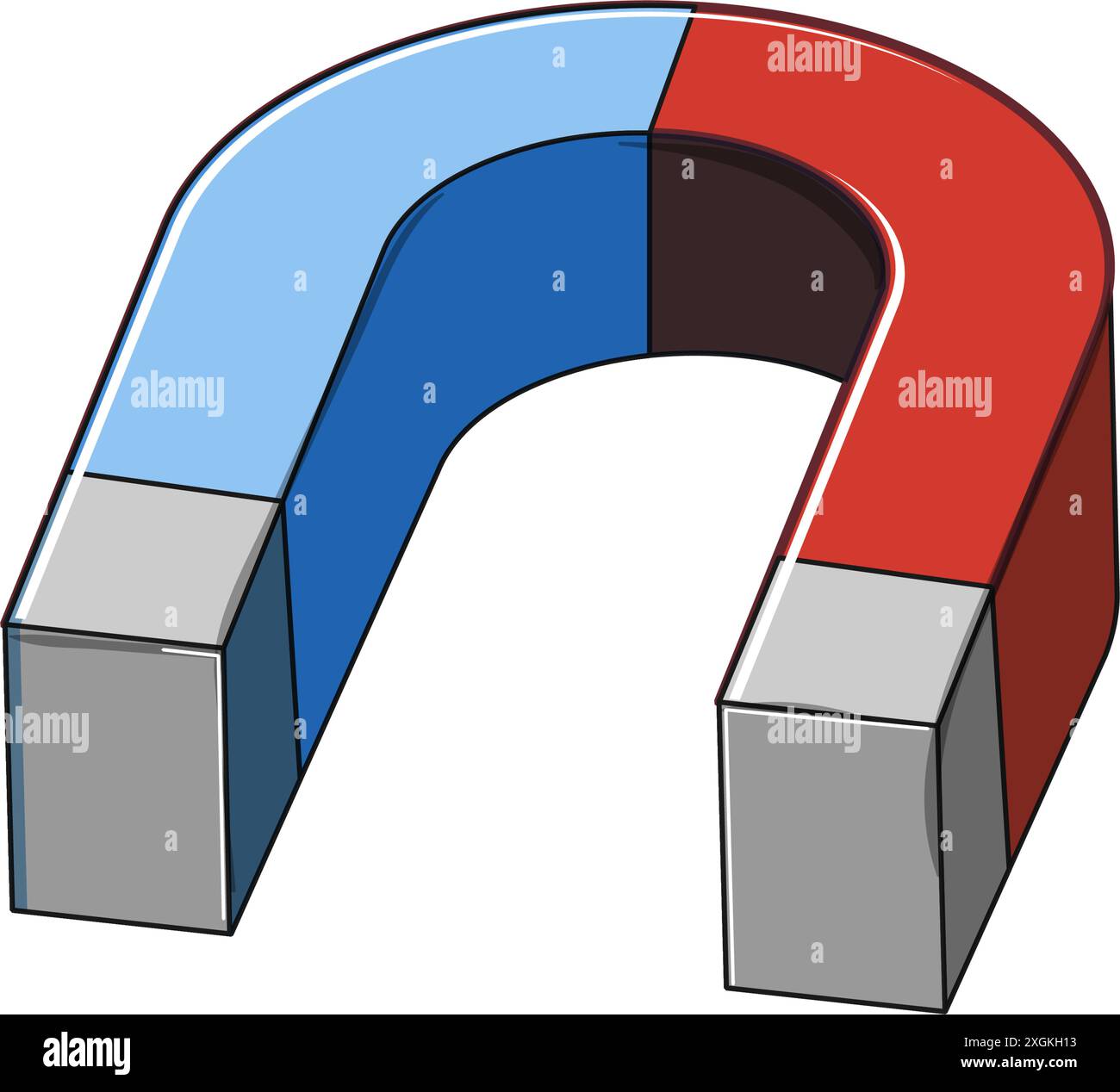 generation magnet cartoon vector illustration Stock Vector Image & Art ...