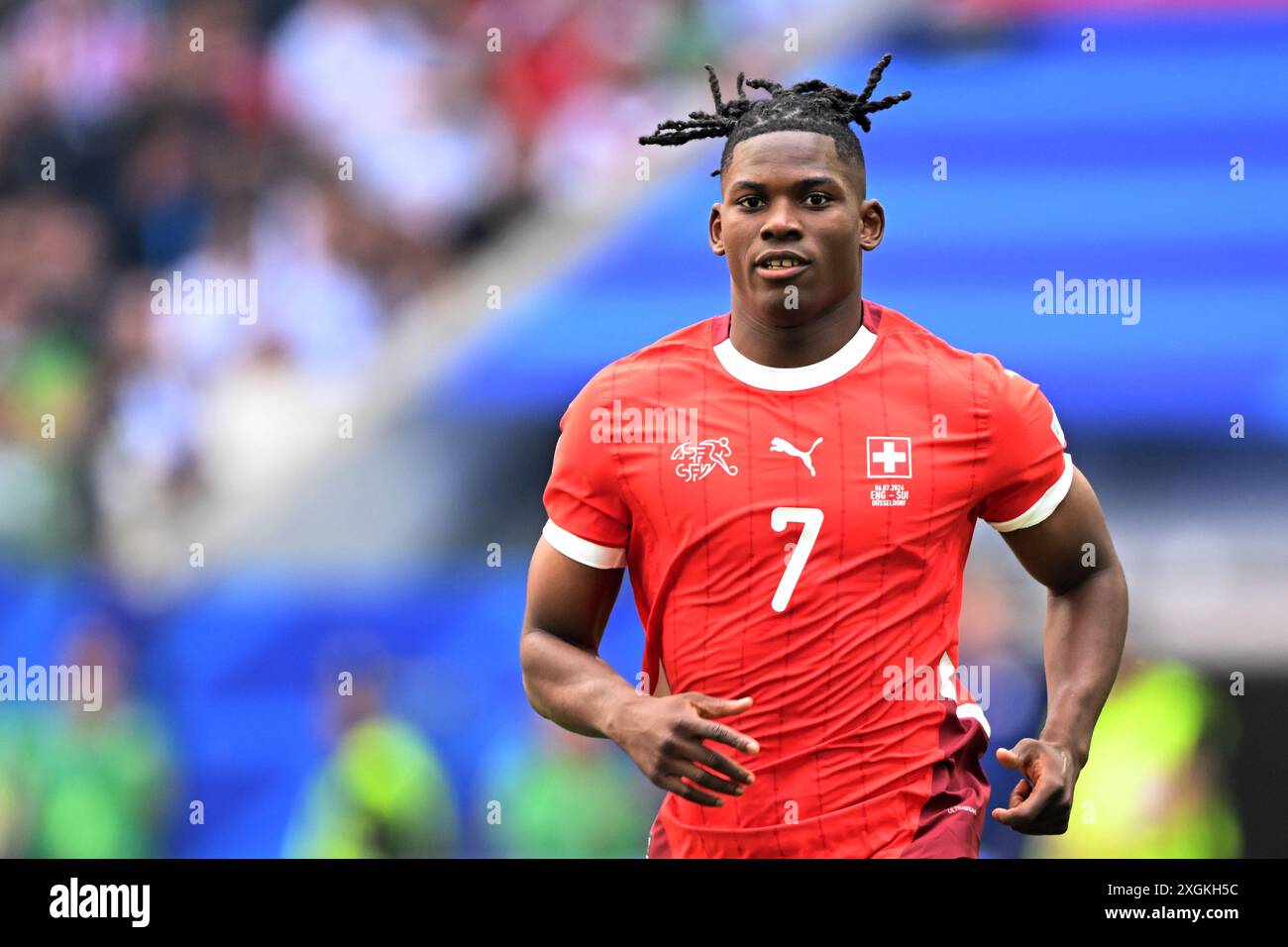 DUSSELDORF - Breel Embolo of Switzerland during the UEFA EURO 2024 ...