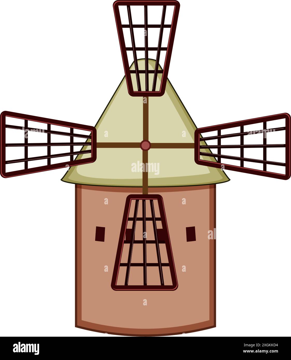 logo mill farm cartoon vector illustration Stock Vector Image & Art - Alamy