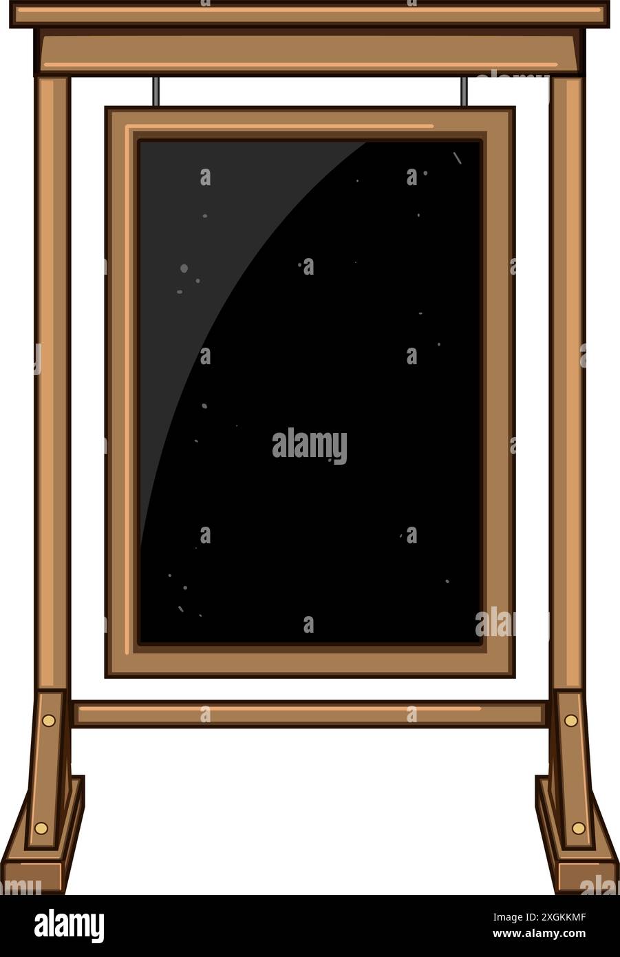 frame outdoor chalkboard cartoon vector illustration Stock Vector Image ...