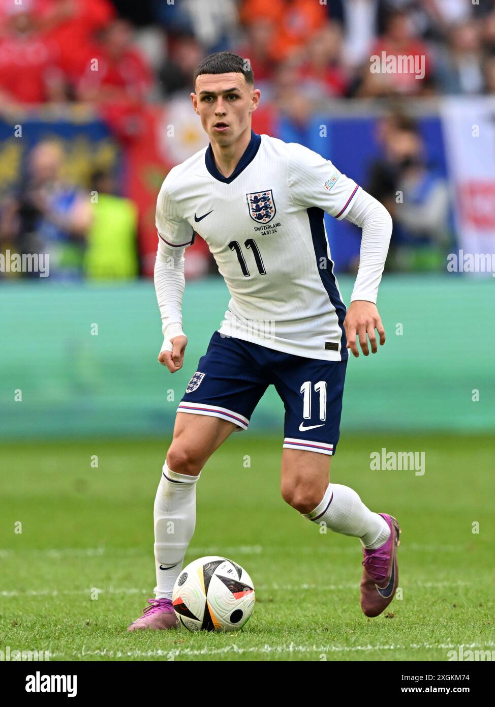 DUSSELDORF - Phil Foden of England during the UEFA EURO 2024 quarter ...