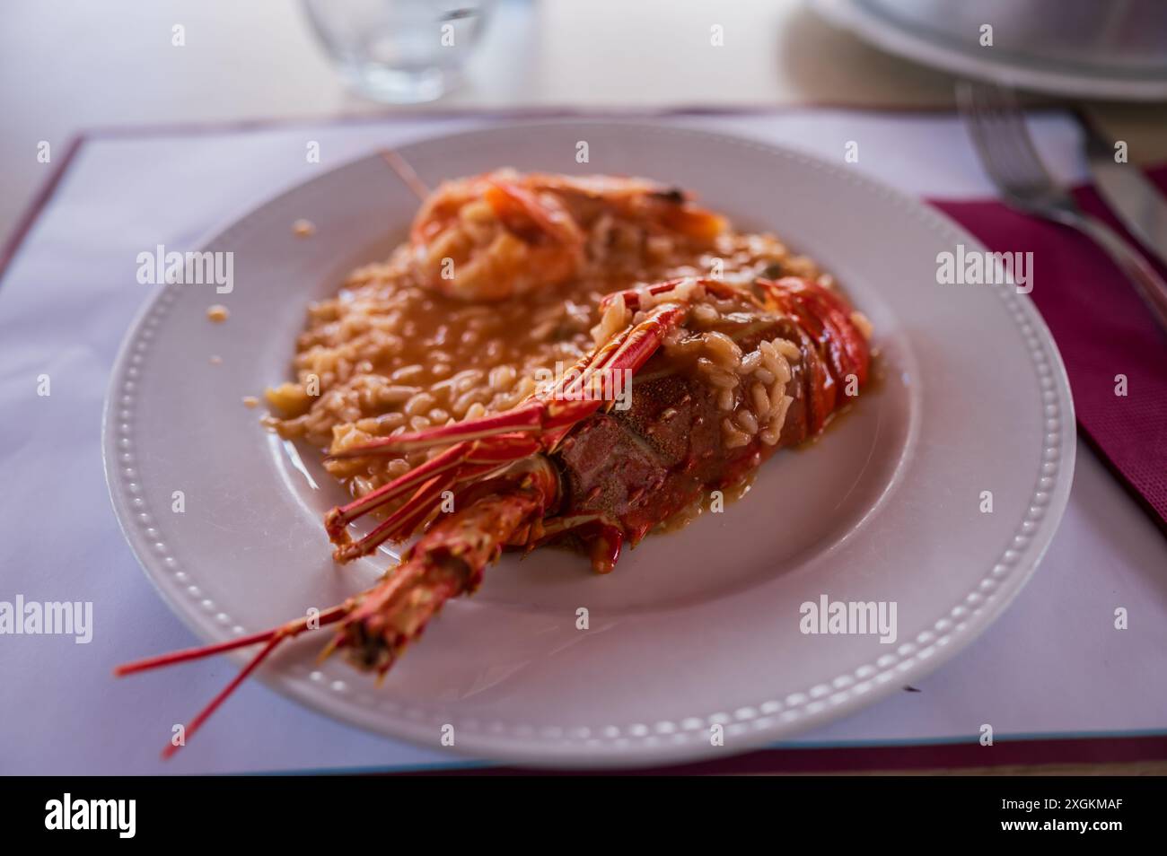 Soupy rice with seafood, Aveiro, Portugal Stock Photo - Alamy