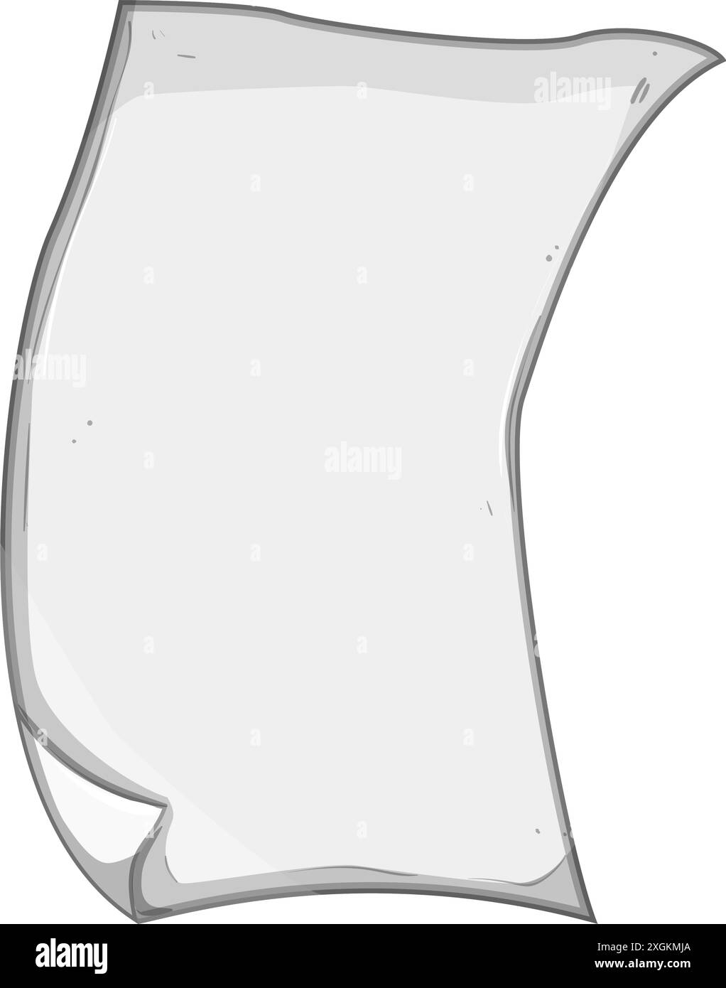 Cartoon paper cut banner Black and White Stock Photos & Images - Alamy