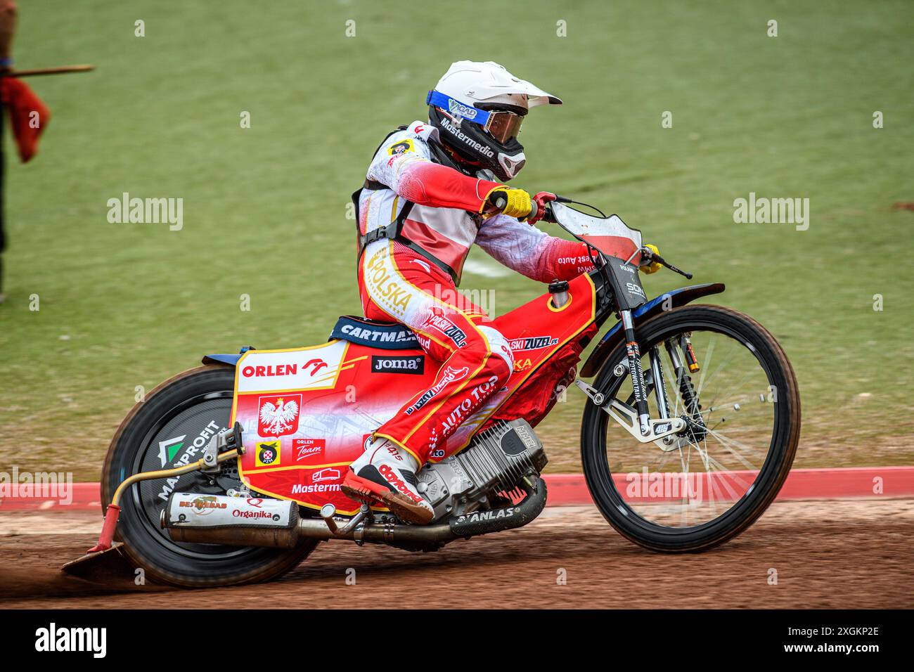 Dominik Kubera of Poland practices during the Monster Energy FIM ...