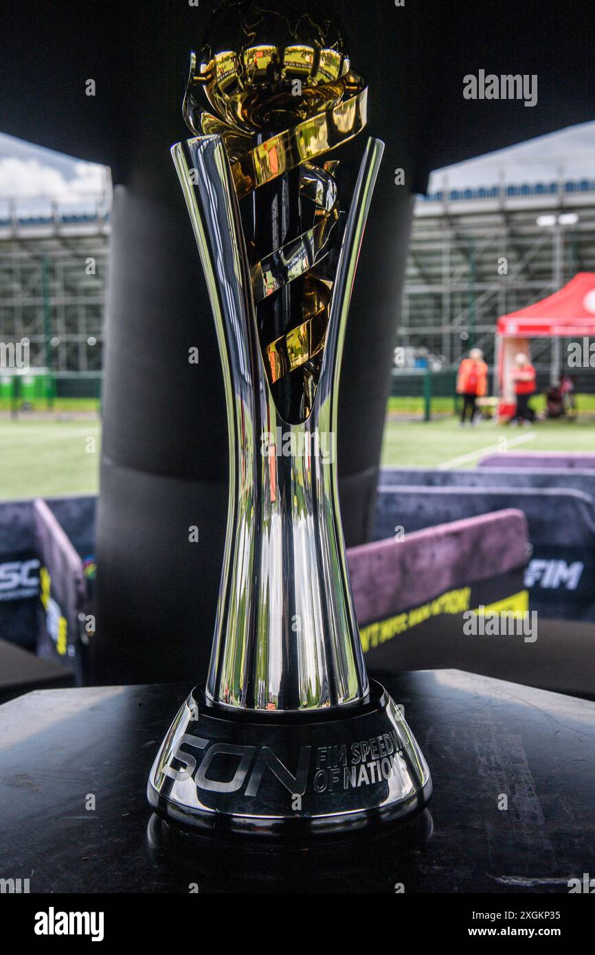 The Speedway of Nations trophy during the Monster Energy FIM Speedway ...