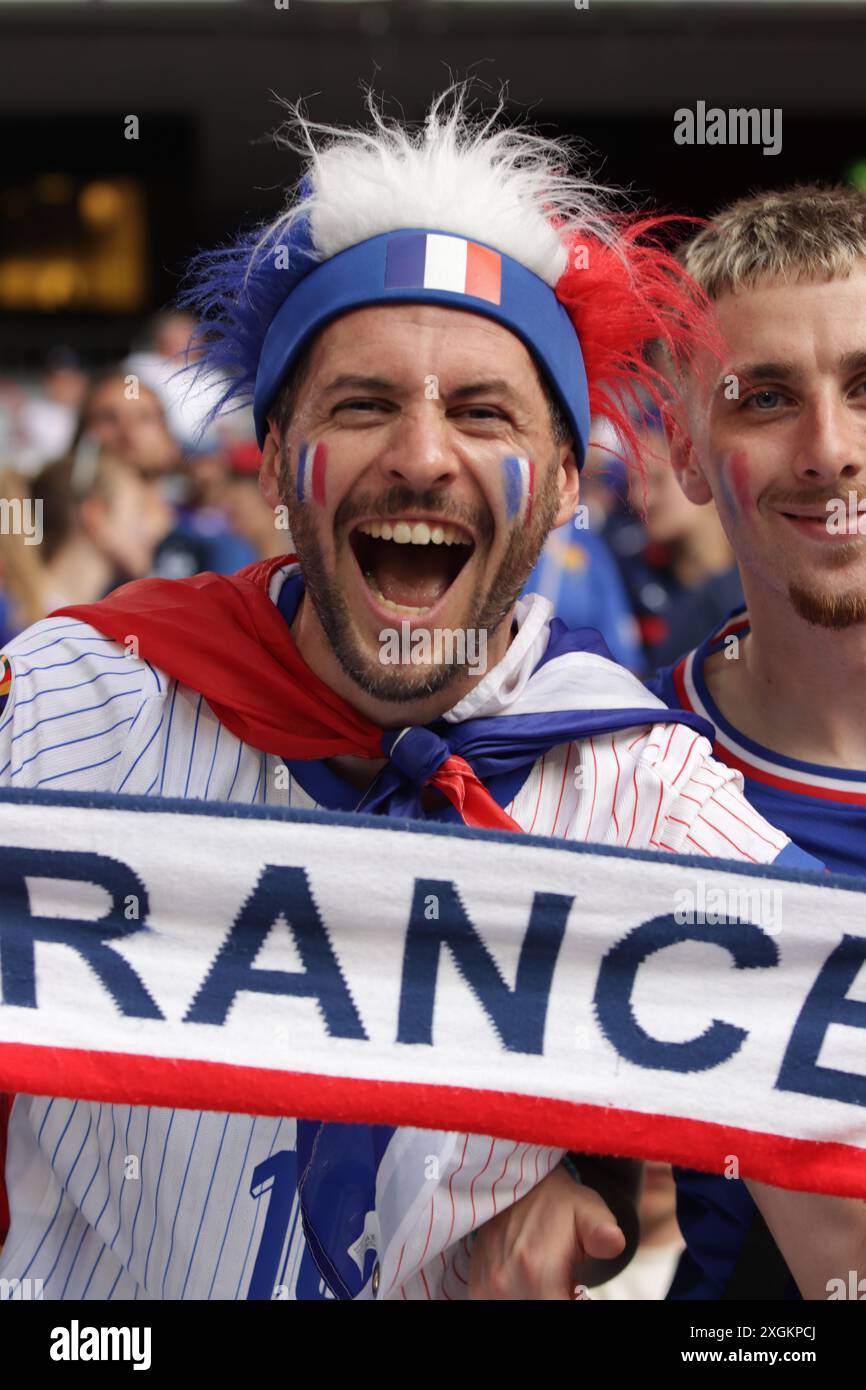 Munich, Germany, 9, July, 2024. France fans during the match between ...