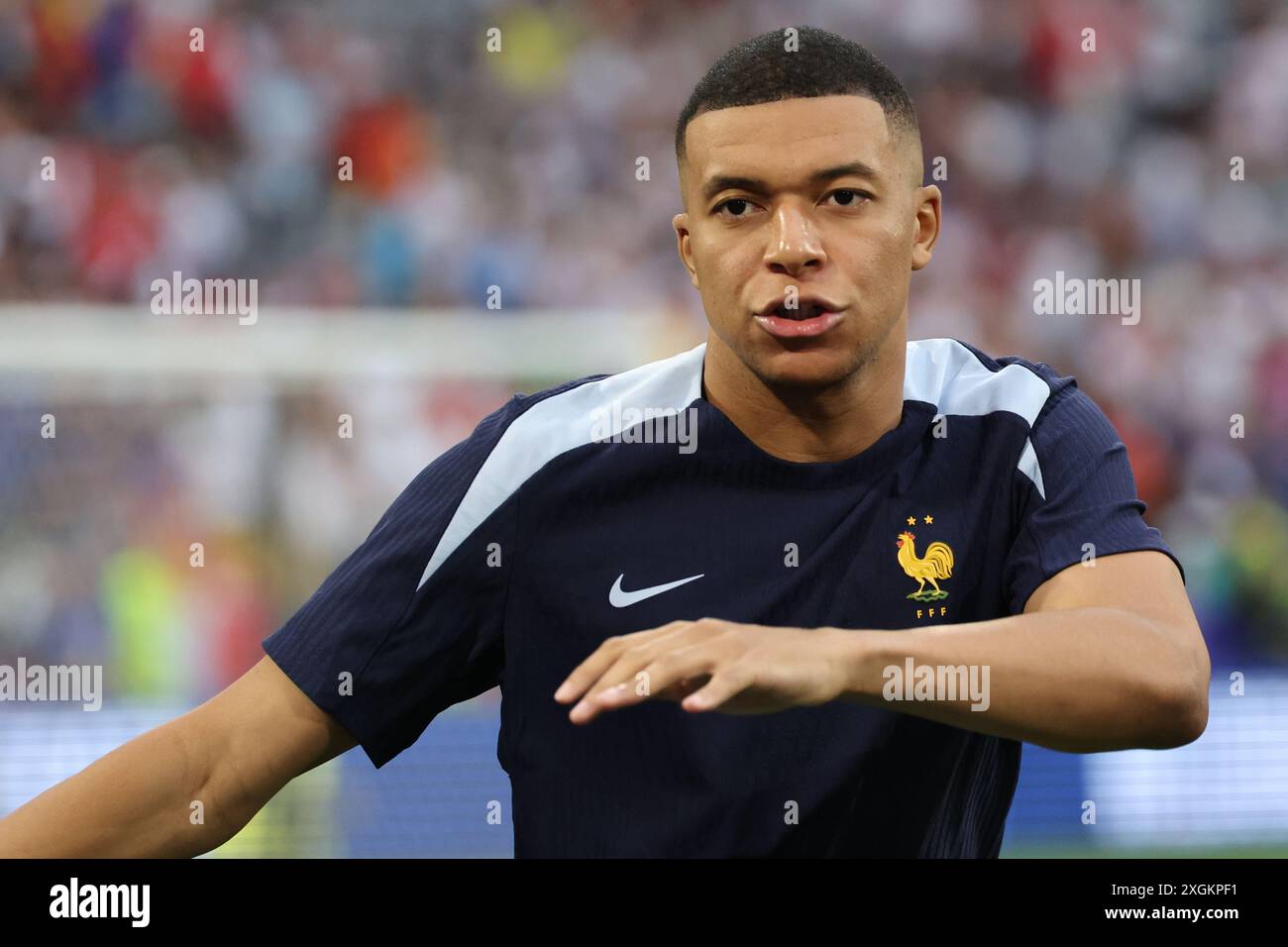 Munich, Germany, 9, July, 2024. Kylian Mbappe during the match between ...