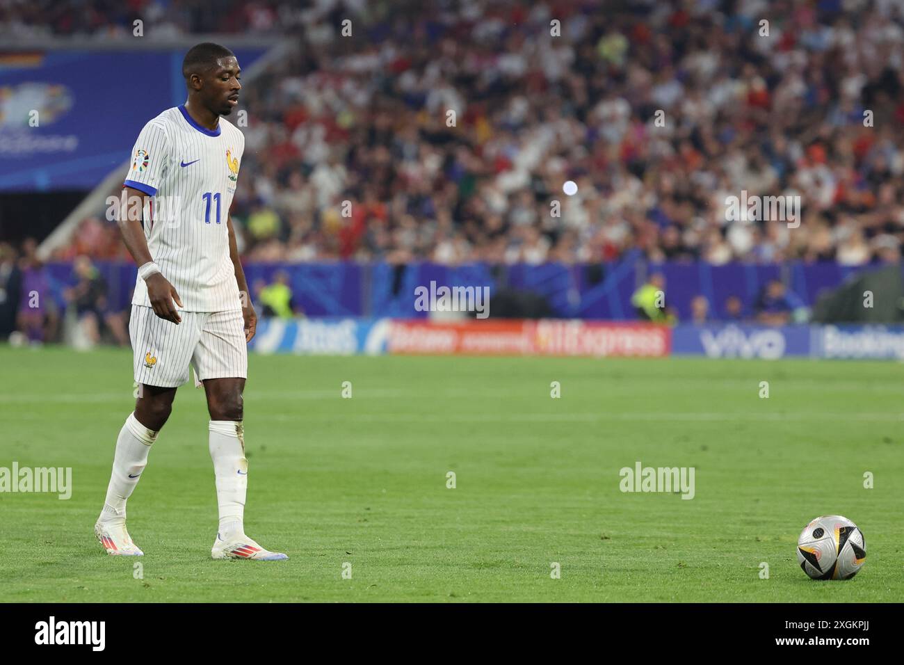 Munich, Germany, 9, July, 2024. Ousmane Dembele during the match ...