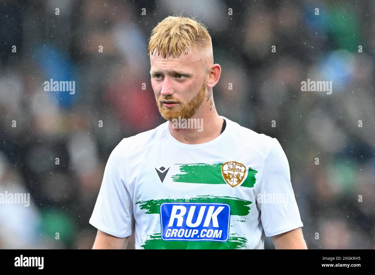Brad Young of The New Saints during the UEFA Champions League - 1st Qualifying Round match The ...