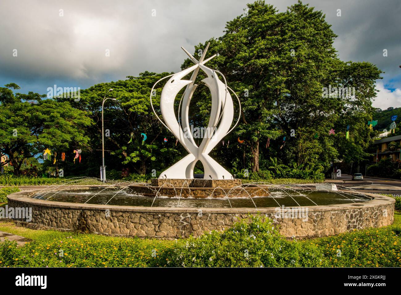 The monument de L'unite ( Monument of National Unity ) in downtown ...