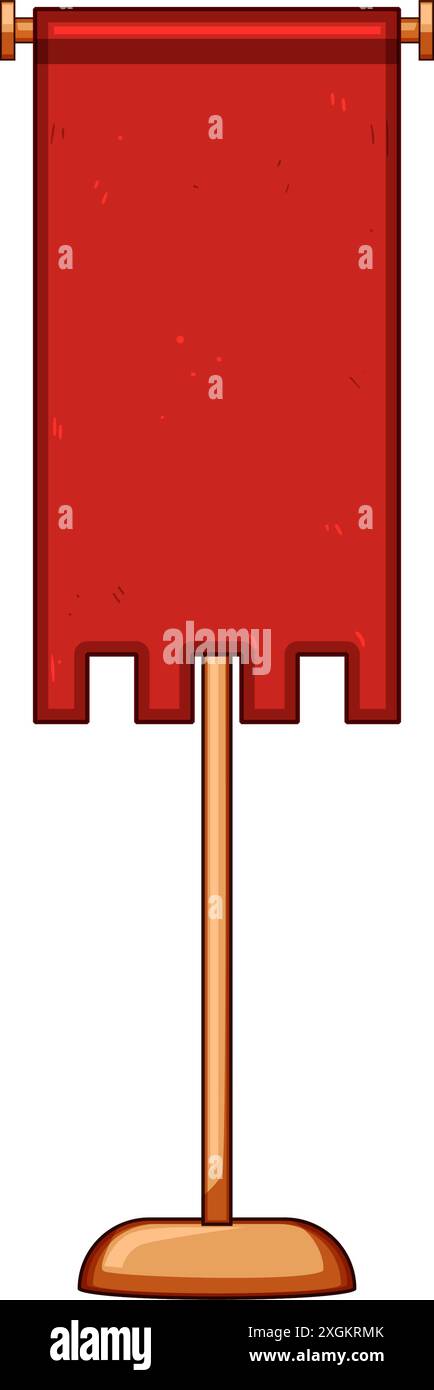 Red flag golden border emblem hi-res stock photography and images - Alamy