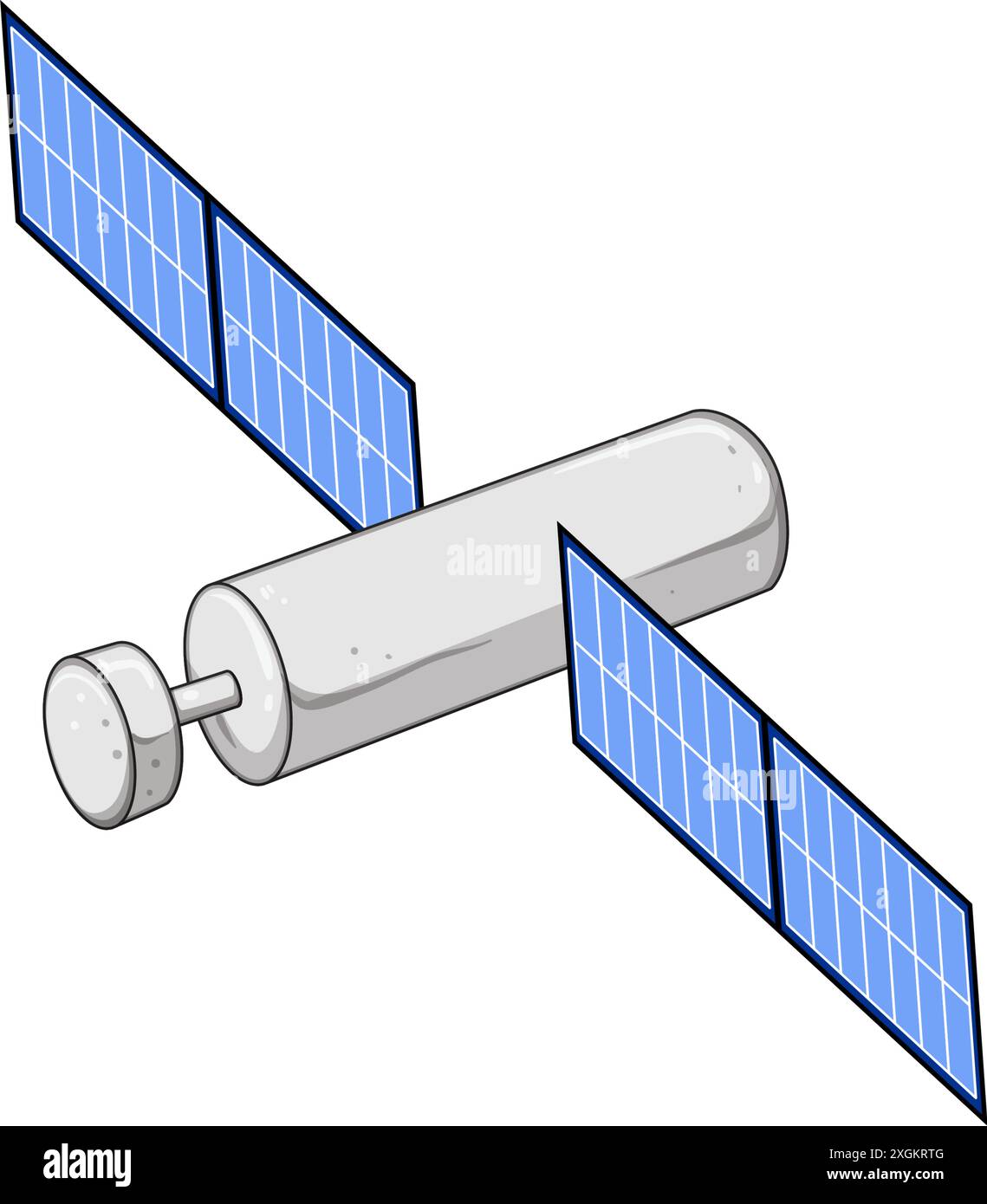 planet satellite cartoon vector illustration Stock Vector Image & Art ...