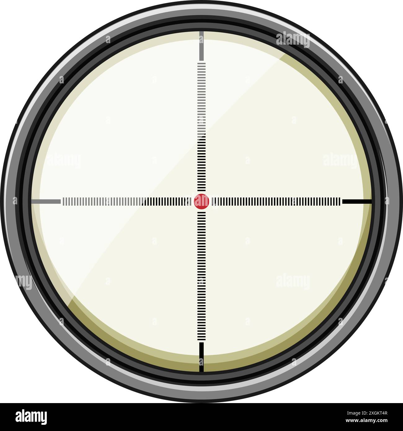 sight scope sniper cartoon vector illustration Stock Vector Image & Art ...