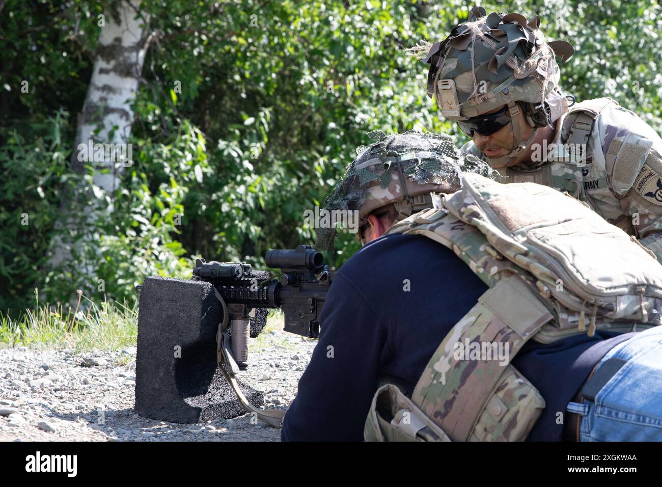 Civilian participating in The Joint Civilian Orientation Conference ...