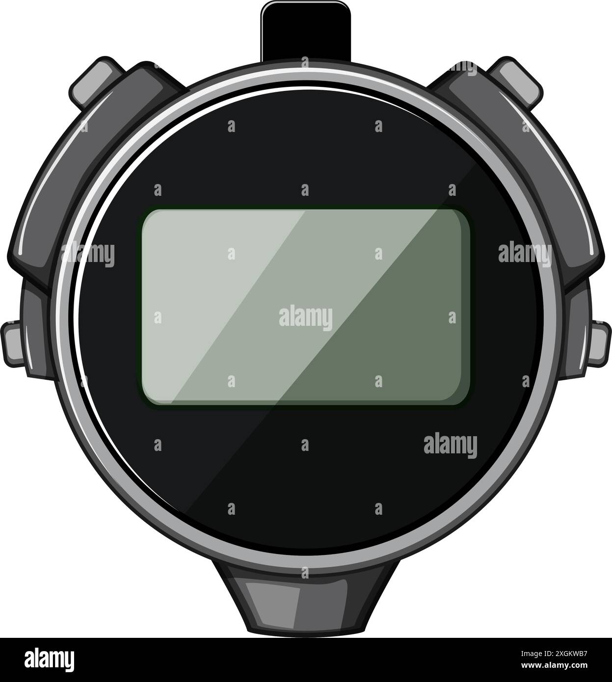 watch stopwatch cartoon vector illustration Stock Vector Image & Art ...