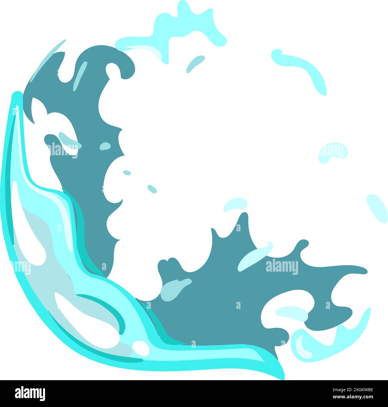 sequence soap bubble explosion cartoon vector illustration Stock Vector ...