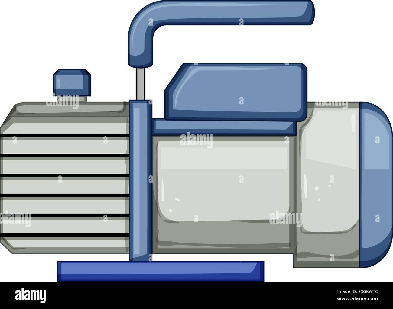 air vacuum pump cartoon vector illustration Stock Vector Image & Art ...