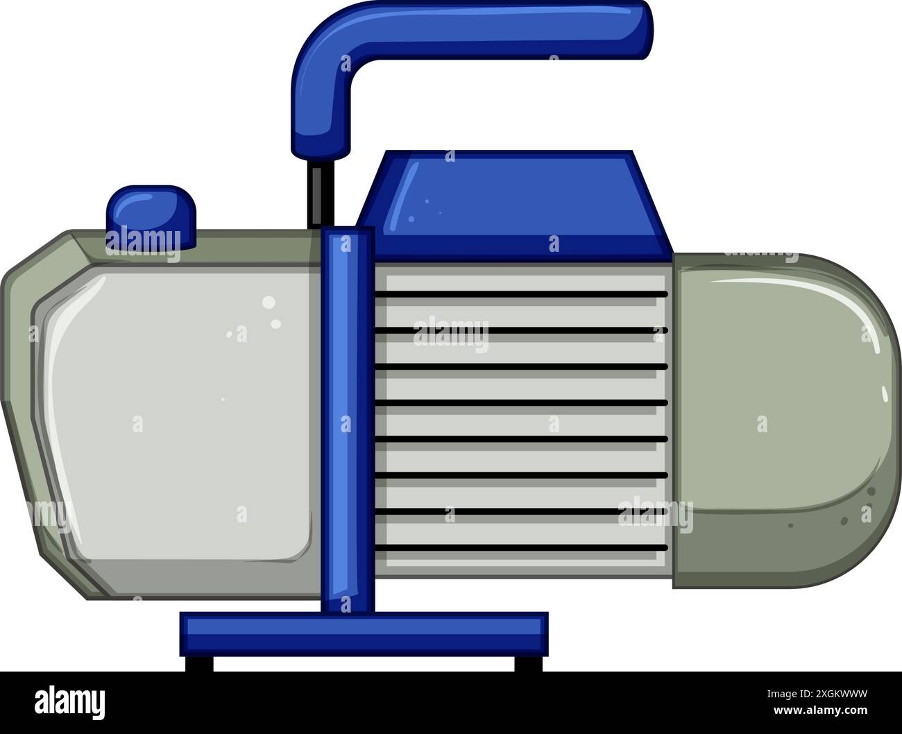 system vacuum pump cartoon vector illustration Stock Vector Image & Art ...