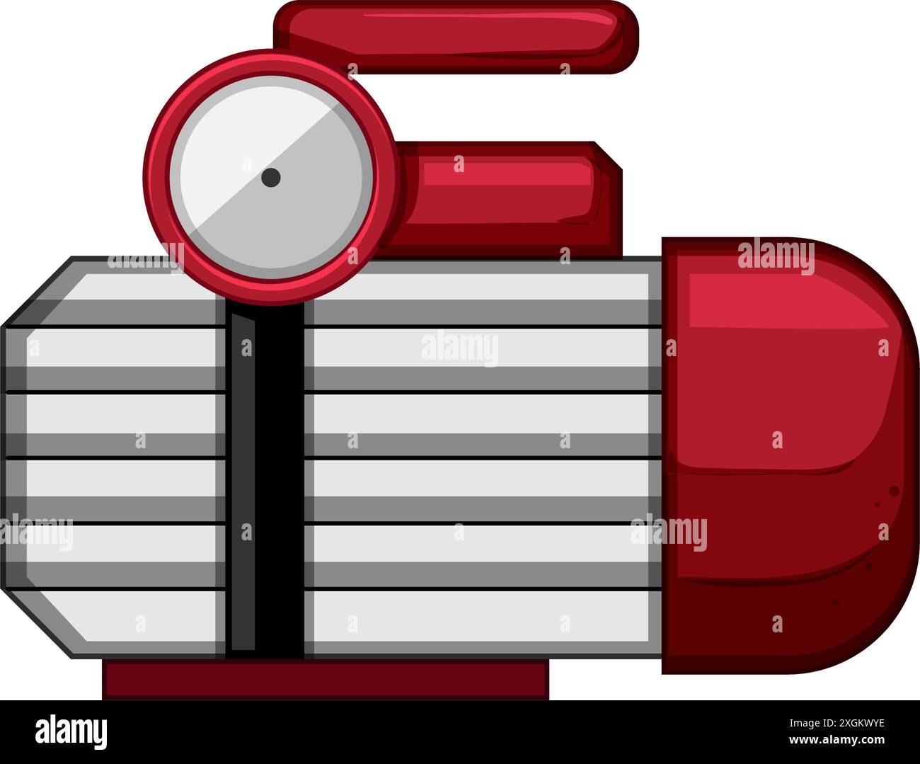 pressure vacuum pump cartoon vector illustration Stock Vector Image ...