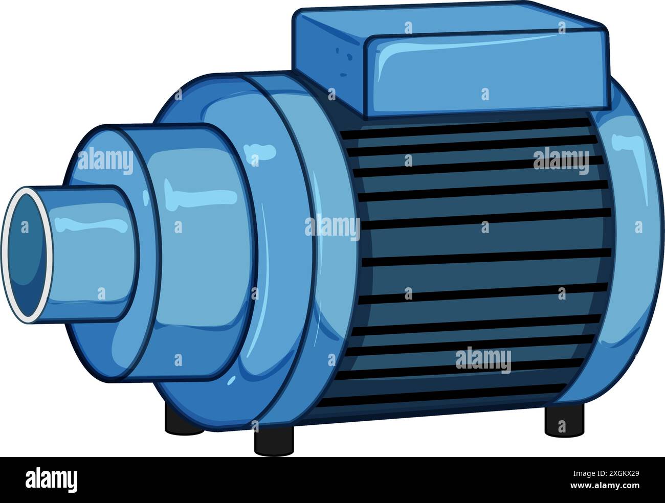 waste water pump cartoon vector illustration Stock Vector Image & Art ...