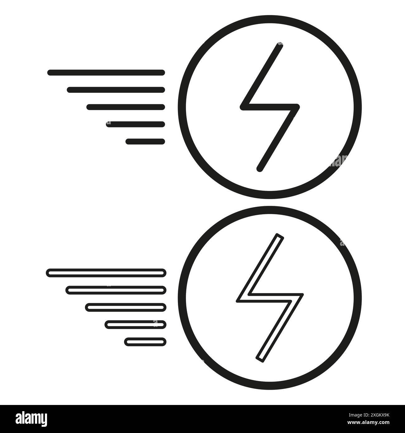 Symmetry power lines Stock Vector Images - Alamy