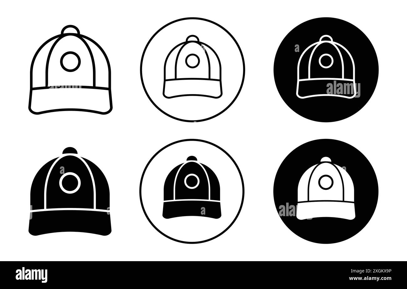 Youth in black cap Stock Vector Images - Alamy