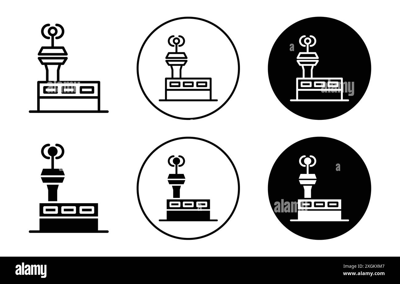 Tower air traffic control Cut Out Stock Images & Pictures - Alamy