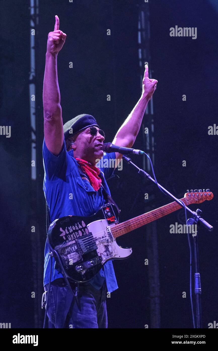 Castello , Villafranca di Verona , Italy, July 08, 2024, Tom Morello ...