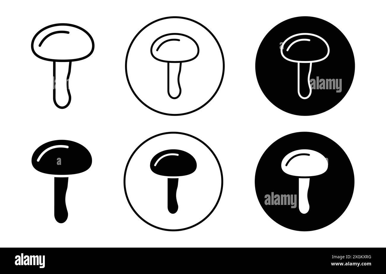 Fungal vector vectors Cut Out Stock Images & Pictures - Alamy