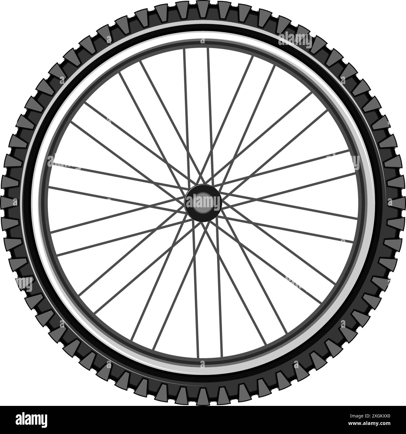 sketch wheel bike cartoon vector illustration Stock Vector Image & Art ...