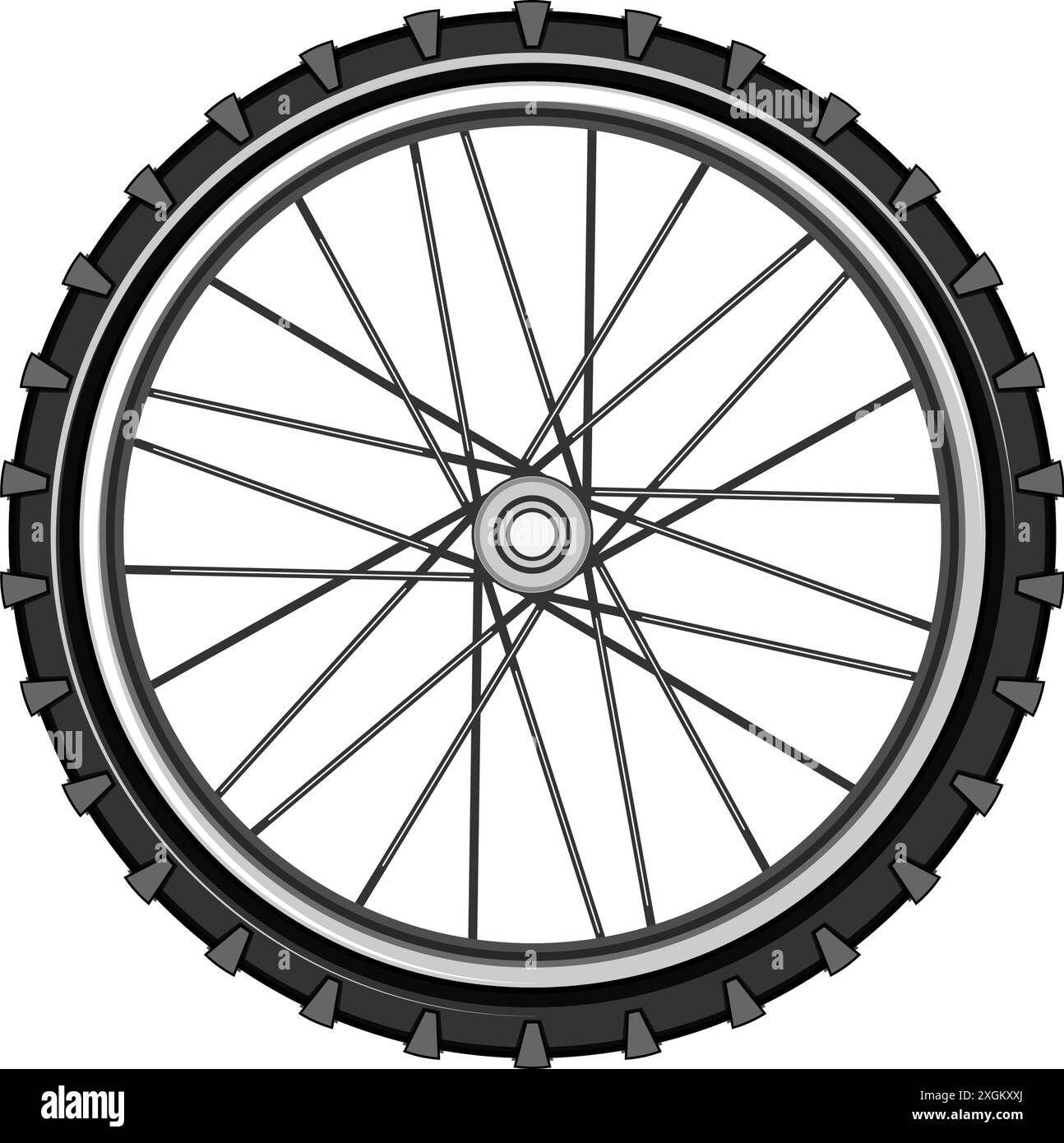 tyre wheel bike cartoon vector illustration Stock Vector Image & Art ...