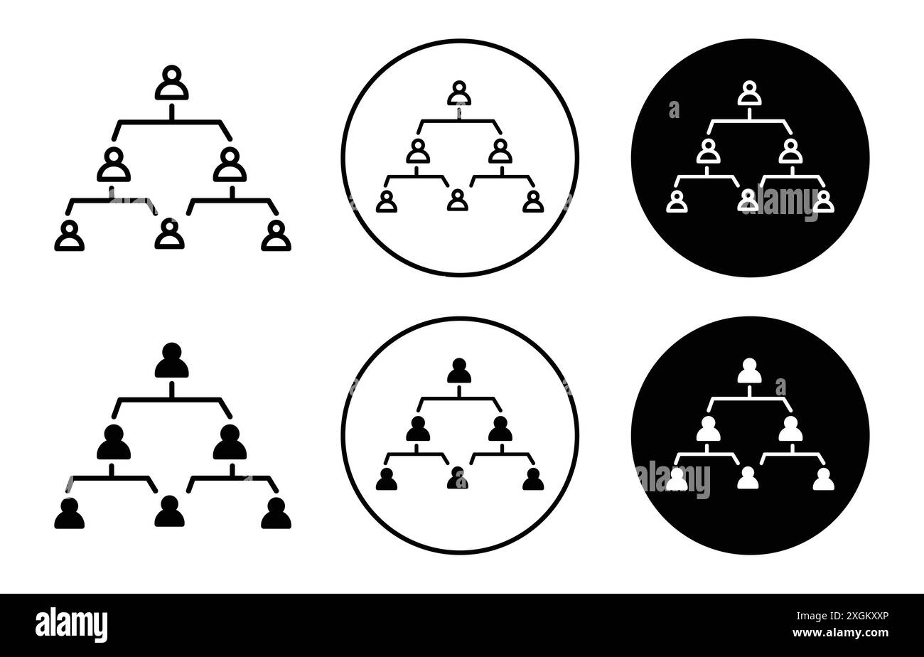 Hierarchical organization Cut Out Stock Images & Pictures - Alamy