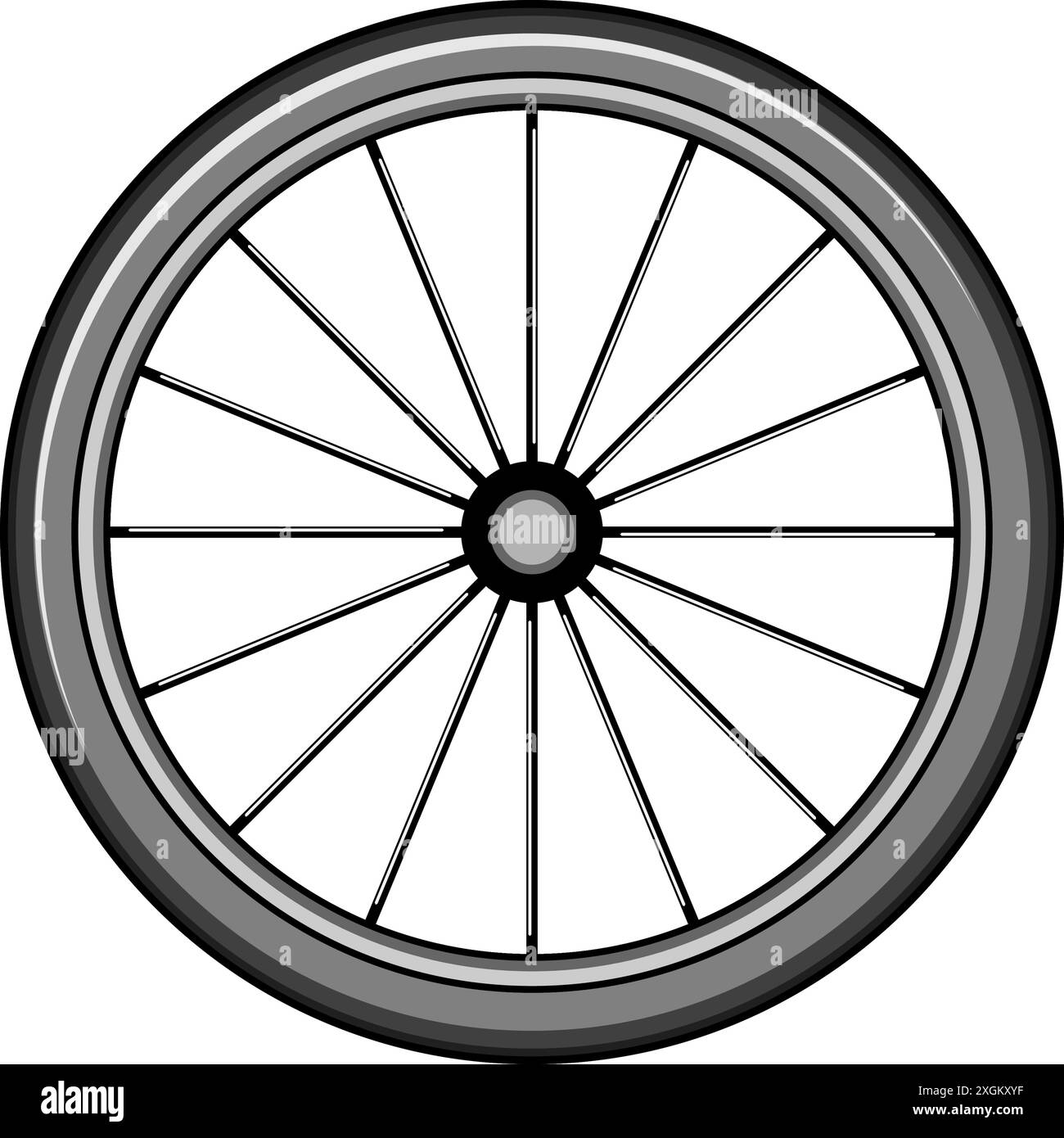Spoke rim of motorcycle Stock Vector Images - Alamy