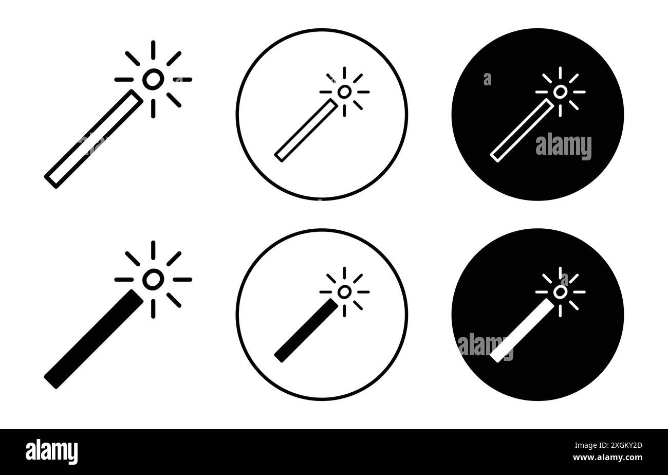 Retouch icon logo sign vector outline in black and white color Stock ...