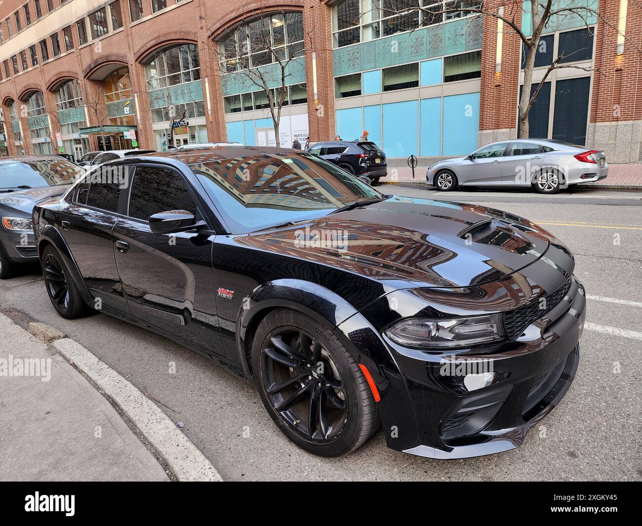 New York City, USA - March 01, 2024: 2020 Dodge Charger SRT Hellcat ...