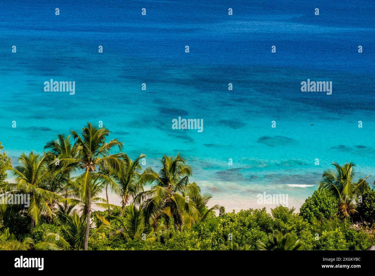 Police Bay Beach, Mahe, Republic of Seychelles, Indian Ocean Stock ...
