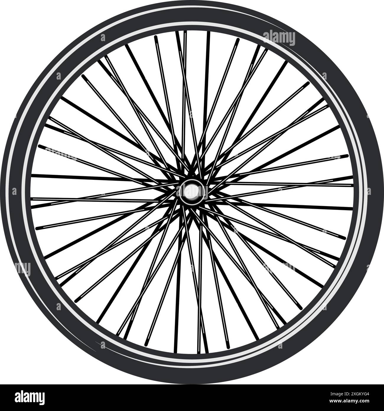 Spoke rim of motorcycle Stock Vector Images - Alamy