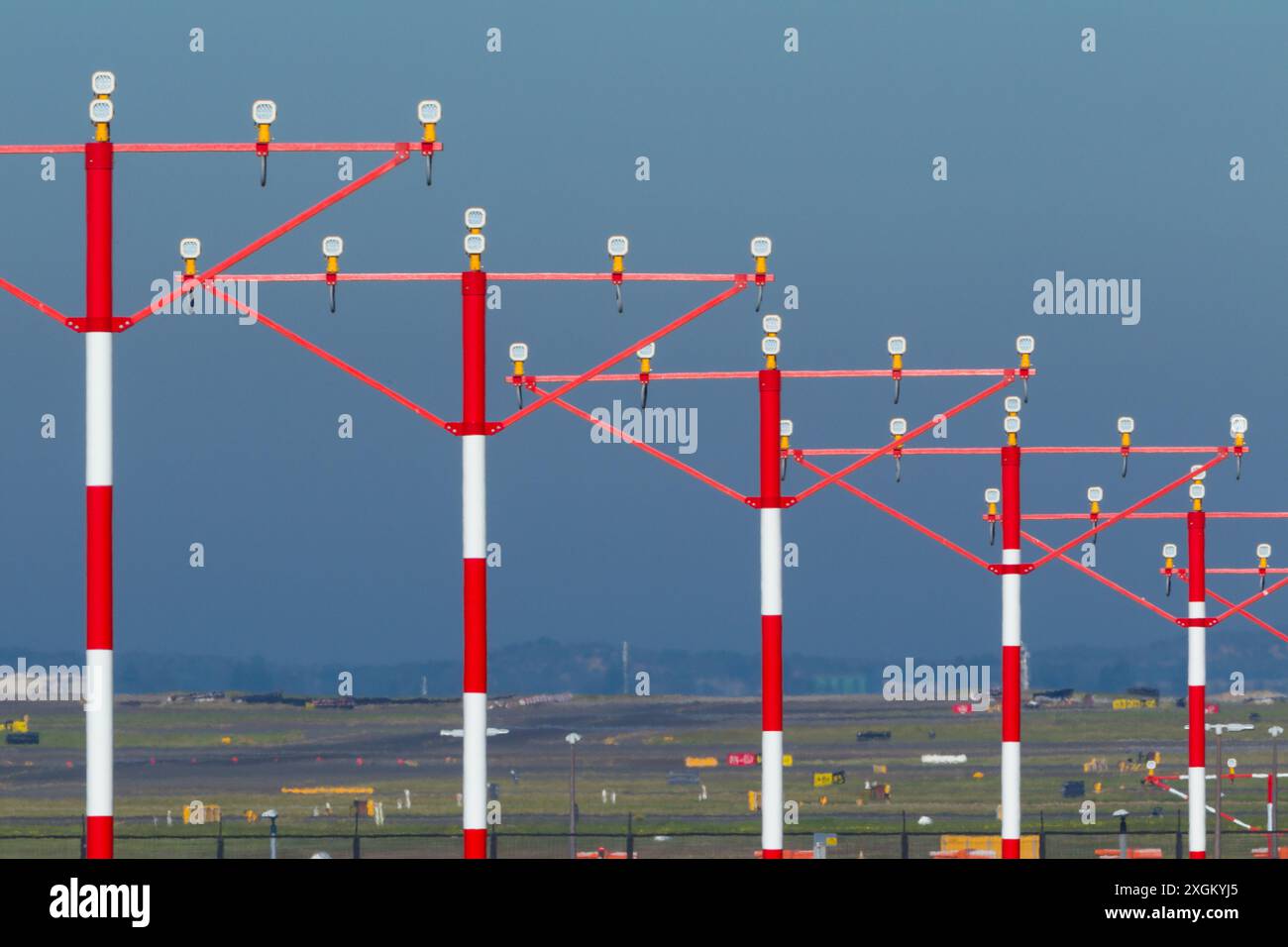 The ALS (Approach Lighting System) of Runway 16R of Sydney (Kingsford ...