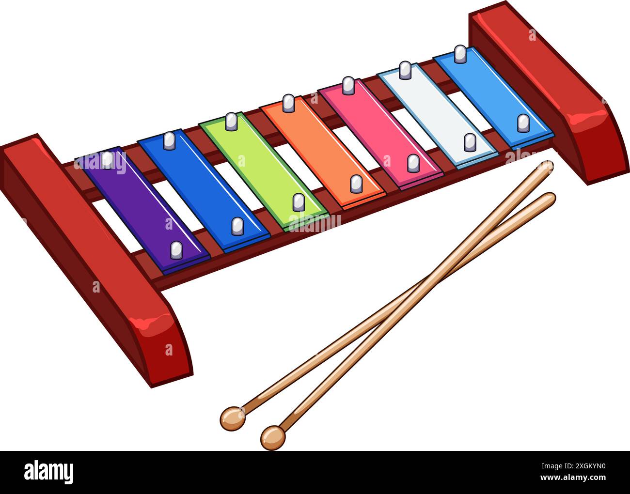 baby xylophone cartoon vector illustration Stock Vector Image & Art - Alamy