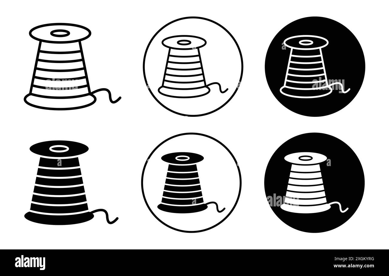 Spool logo hi-res stock photography and images - Alamy