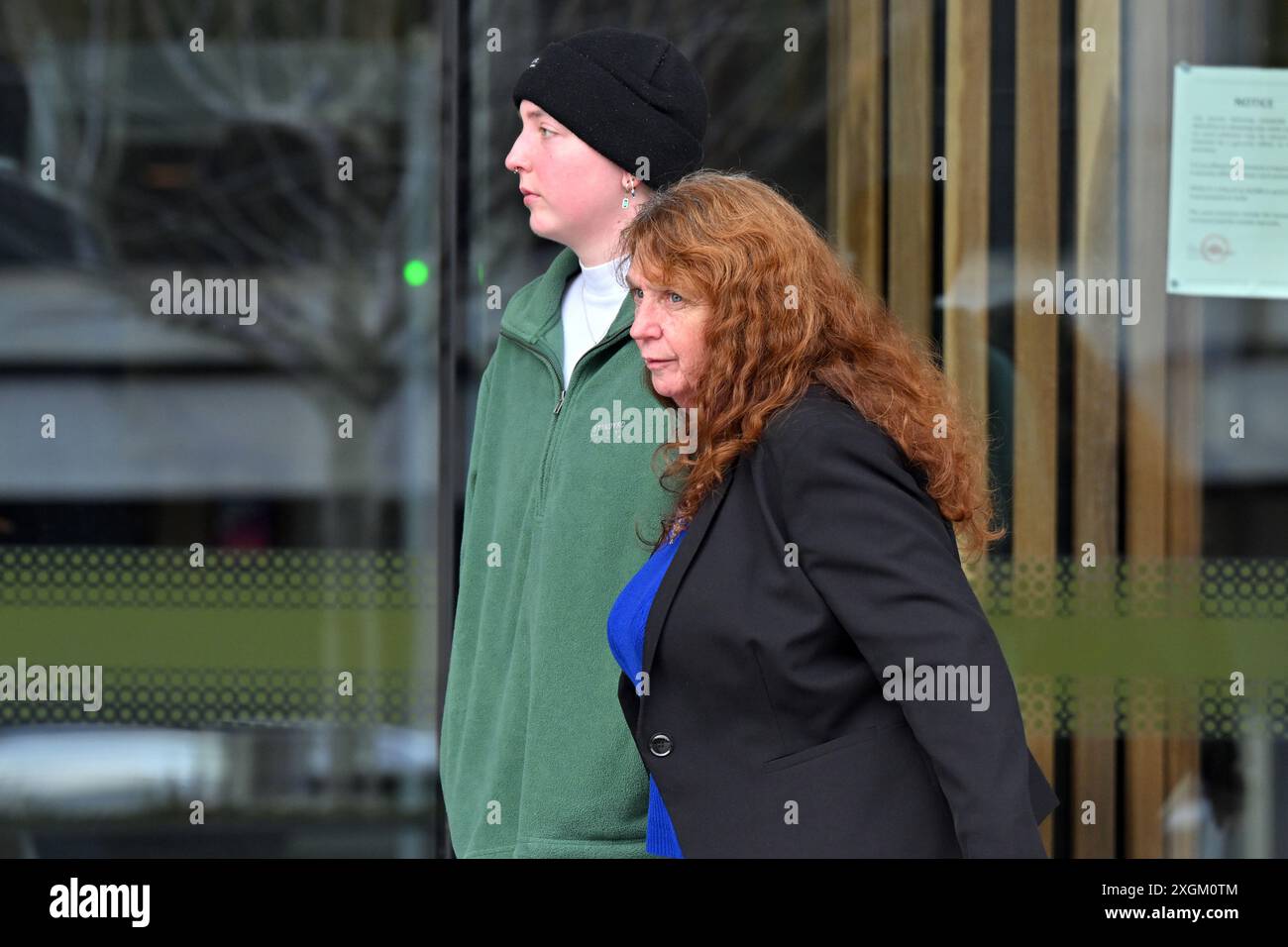 Canberra, Australia. 10th July, 2024. Fiona Coffey, mother of ANU ...