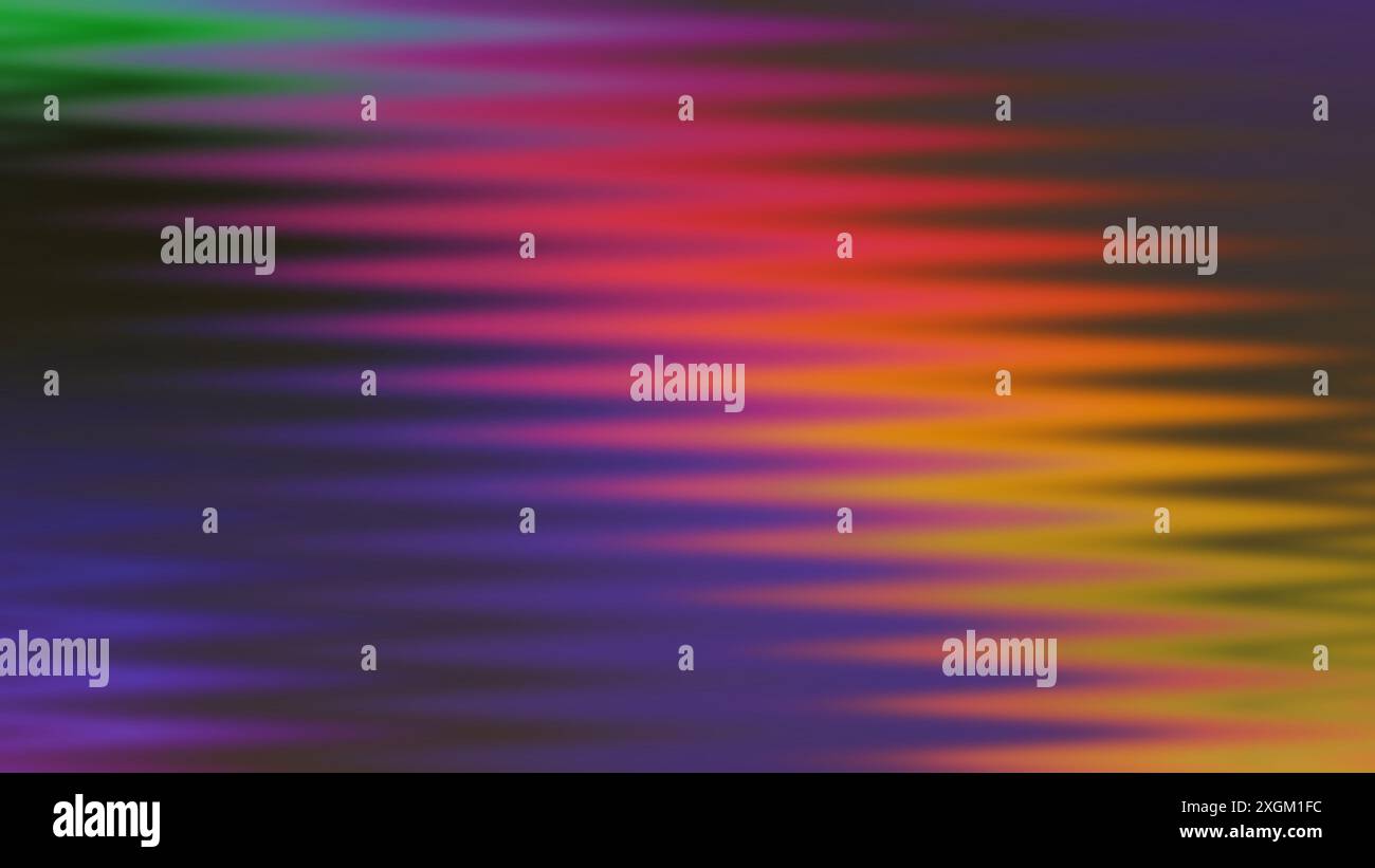 Rainbow moving horizontal waves. Abstract retro background Stock Photo ...