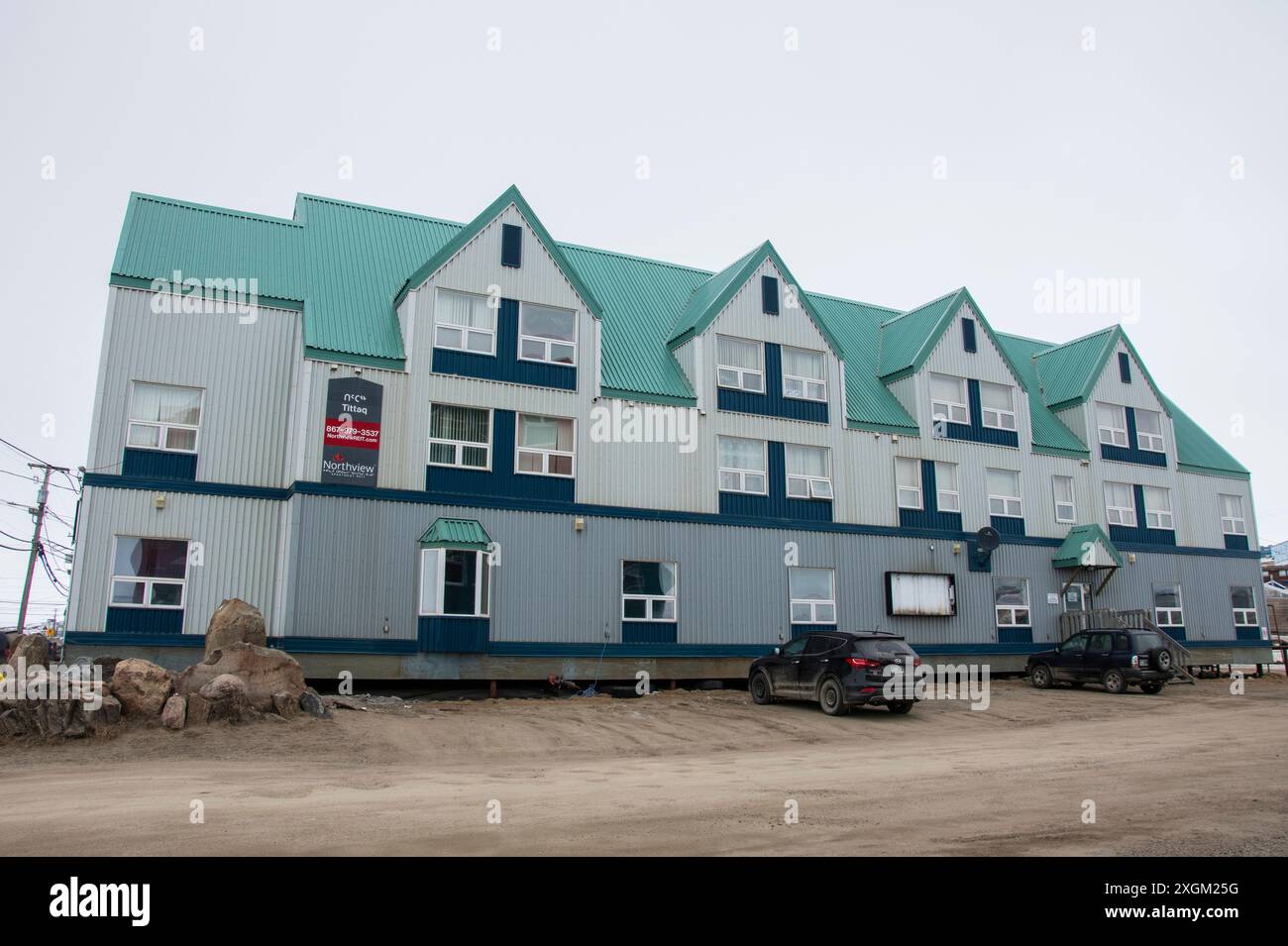 Paunna Place building on Queen Elizabeth Way in Iqaluit, Nunavut ...