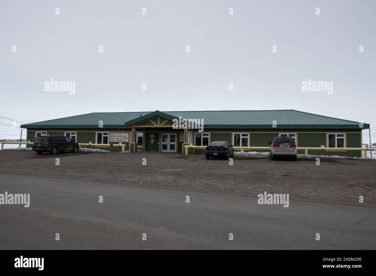 Arnakallak building on Sinaa Street in Iqaluit, Nunavut, Canada Stock ...