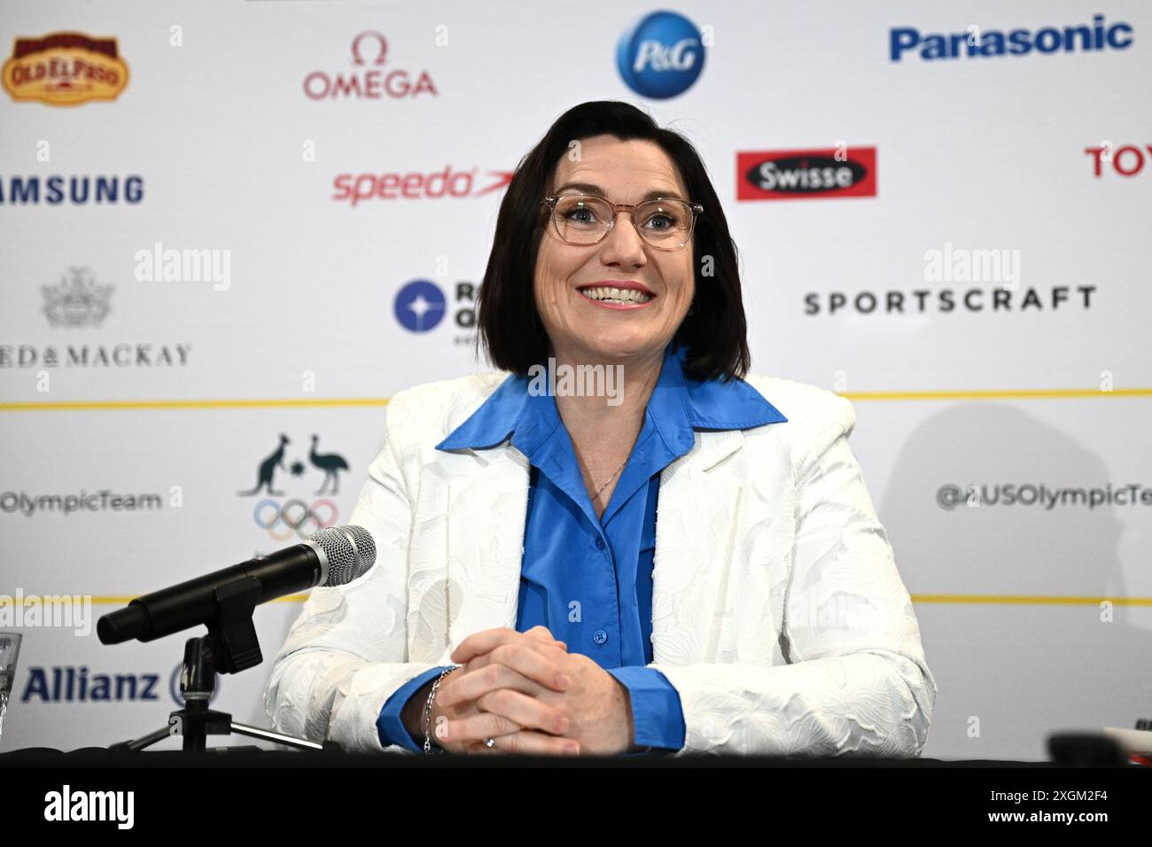 Sydney, Australia. 10th July, 2024. Australian Chef de Mission Anna ...